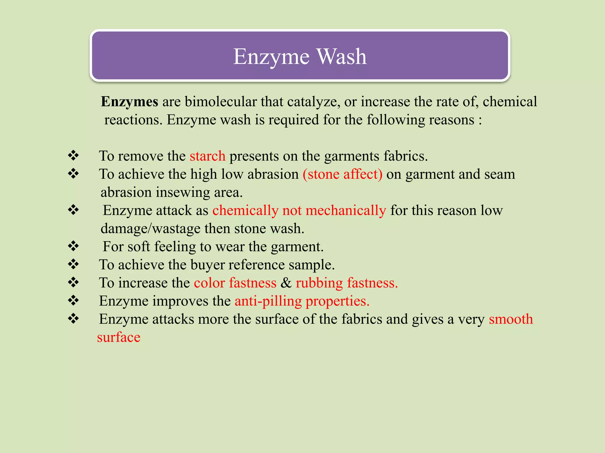 Types of garment washes | PPTX