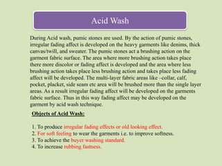 Types of garment washes | PPTX