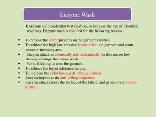 Types of garment washes | PPTX