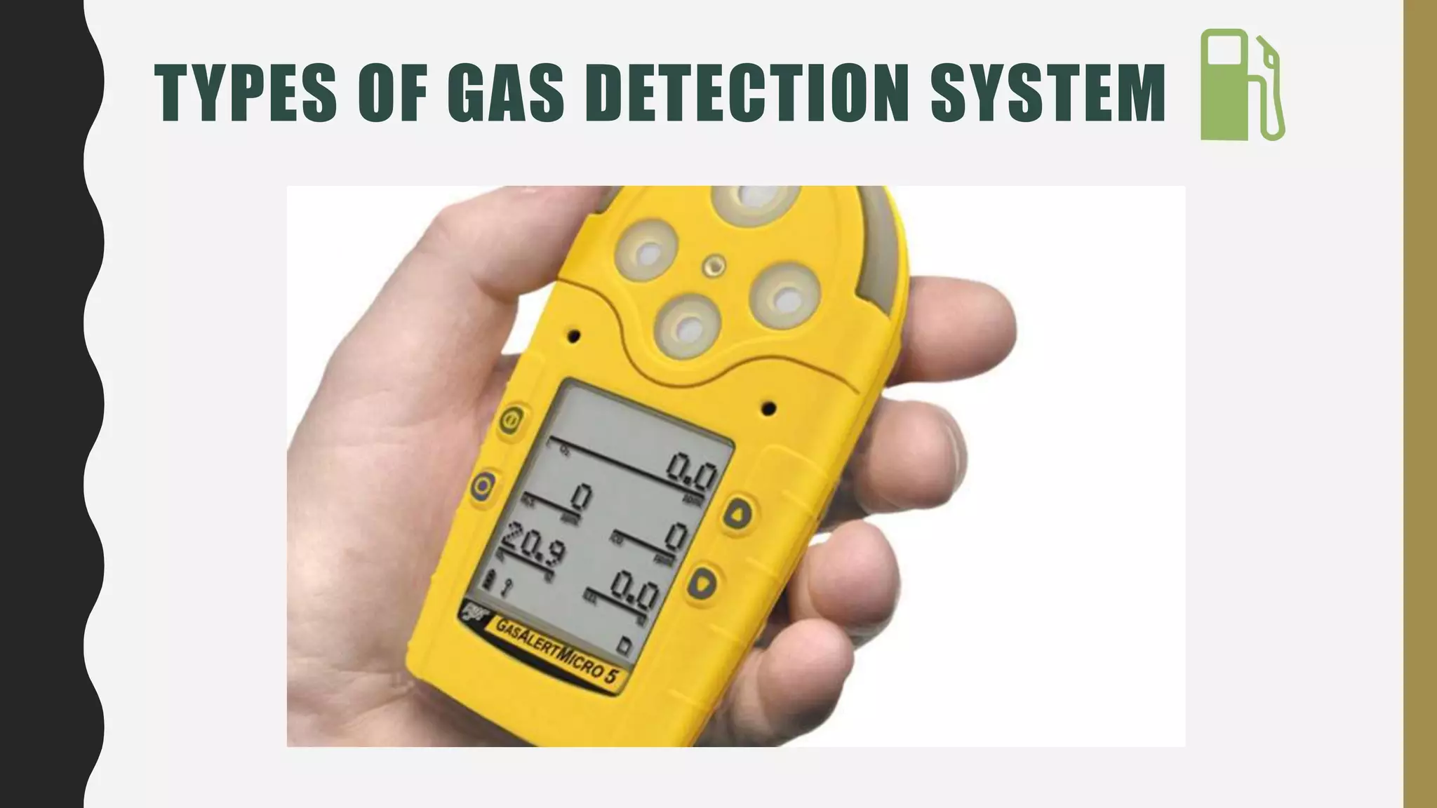 Types of gas detection system | PPTX