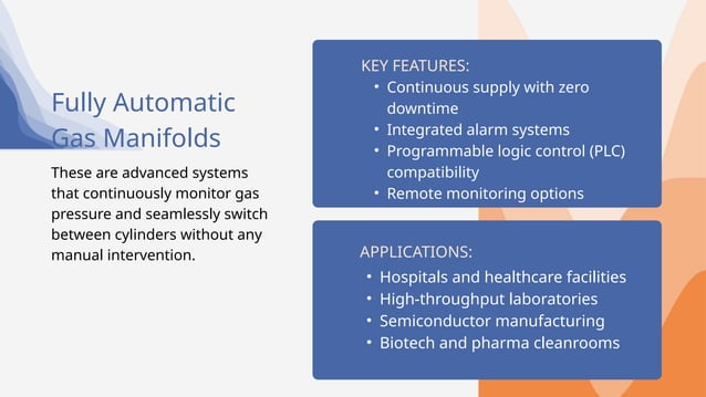 Types of Gas Manifolds and Their Applications | PPT