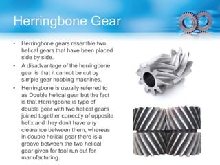 Types of Gears | PPTX