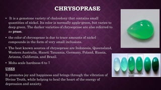 Types of gemstones | PPTX
