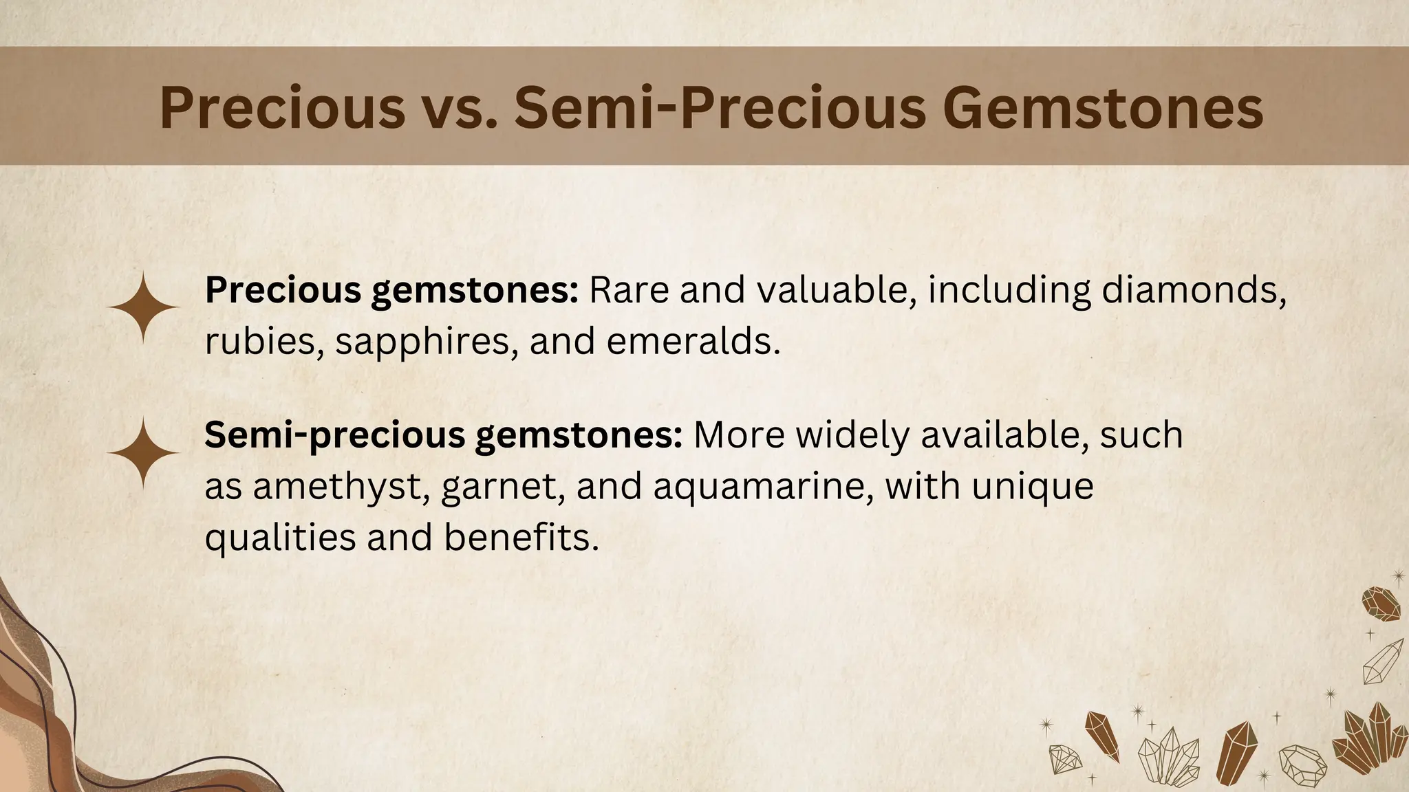 Types of Gemstones and Their Unique Qualities | PDF