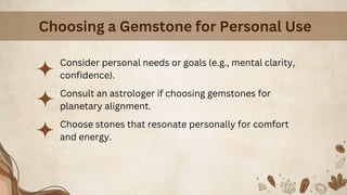 Types of Gemstones and Their Unique Qualities | PDF