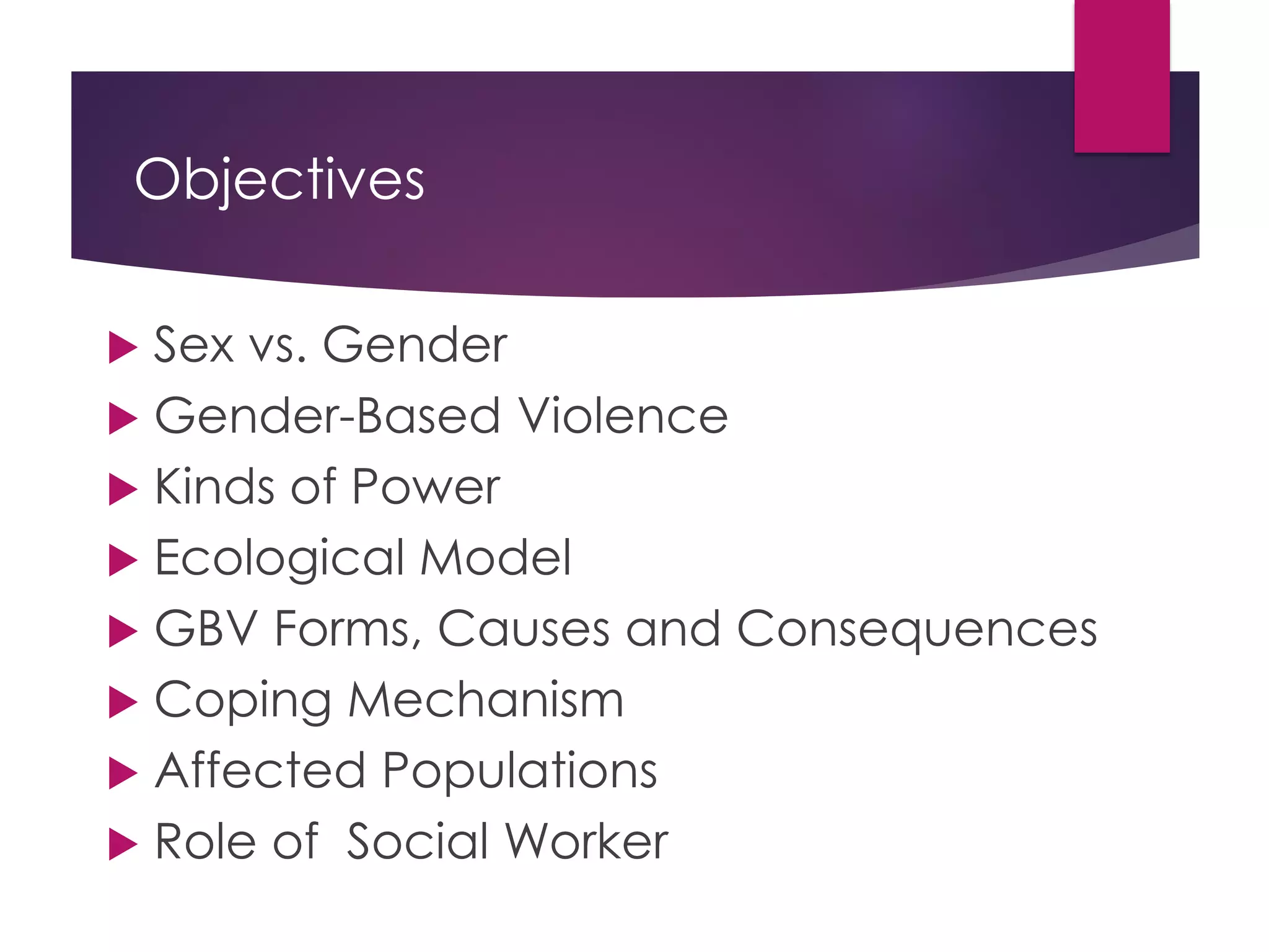Gender-Based Violence | PDF