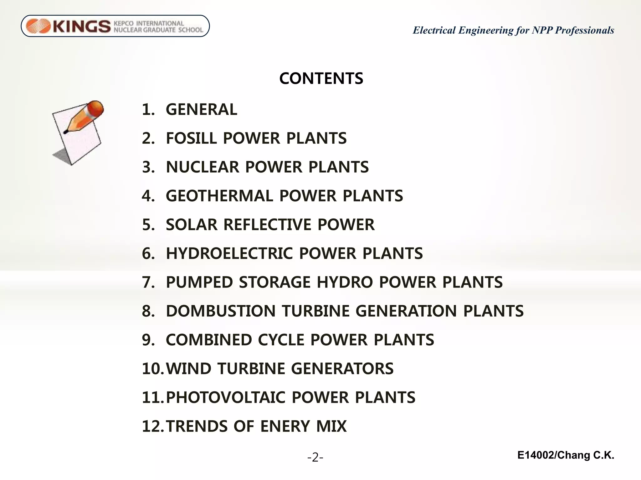 Types of generation plant | PPTX