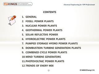 Types of generation plant | PPTX | Power and Energy Industry | Industries