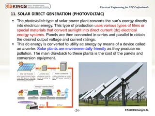 Types of generation plant | PPTX | Power and Energy Industry | Industries