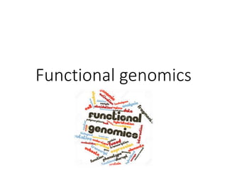 Types of genomics ppt | PPTX