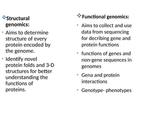typesofgenomicsppt-161228071624 (1).pptx | Biological Sciences | Science