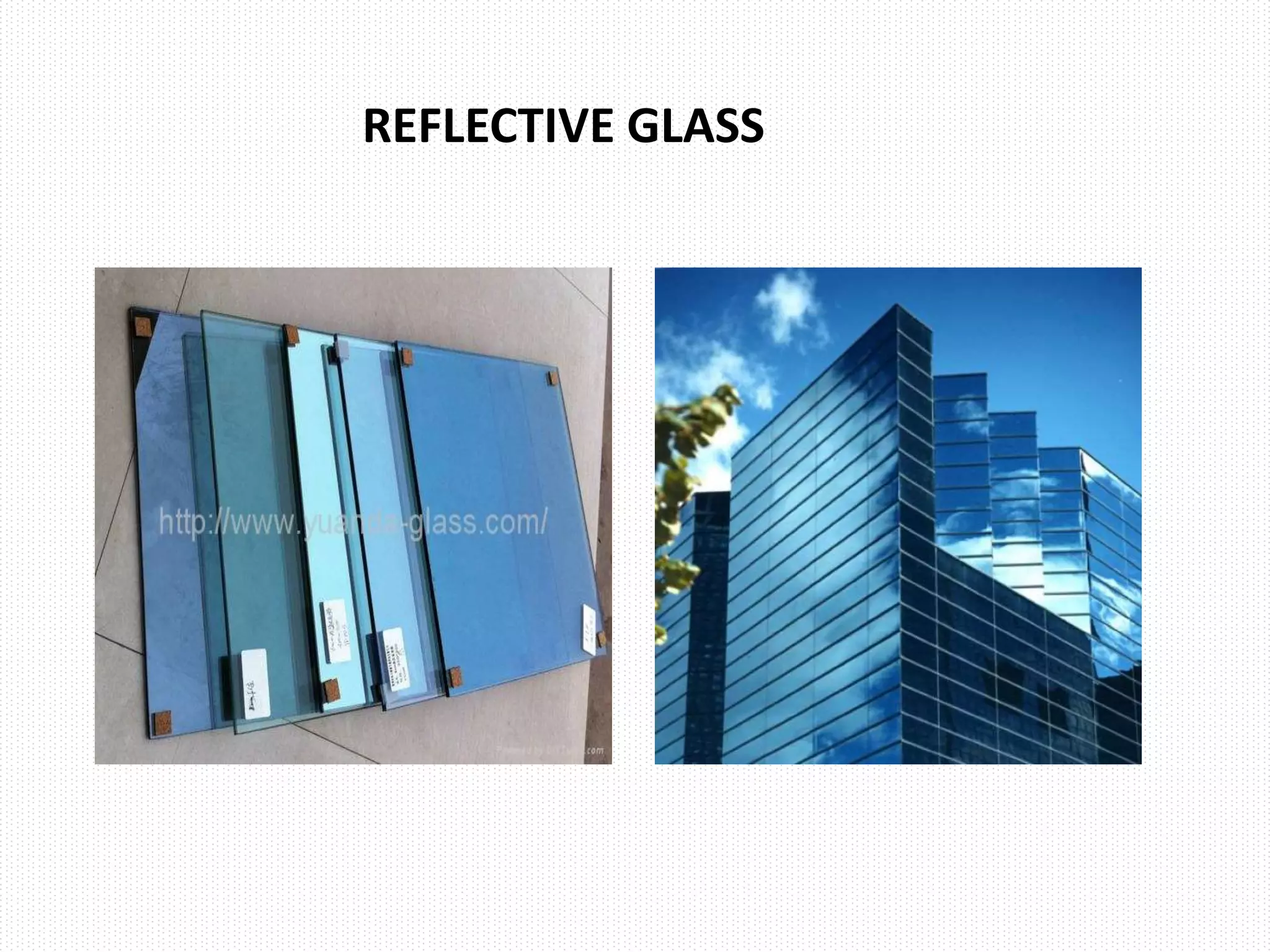 Types of glass | PPTX