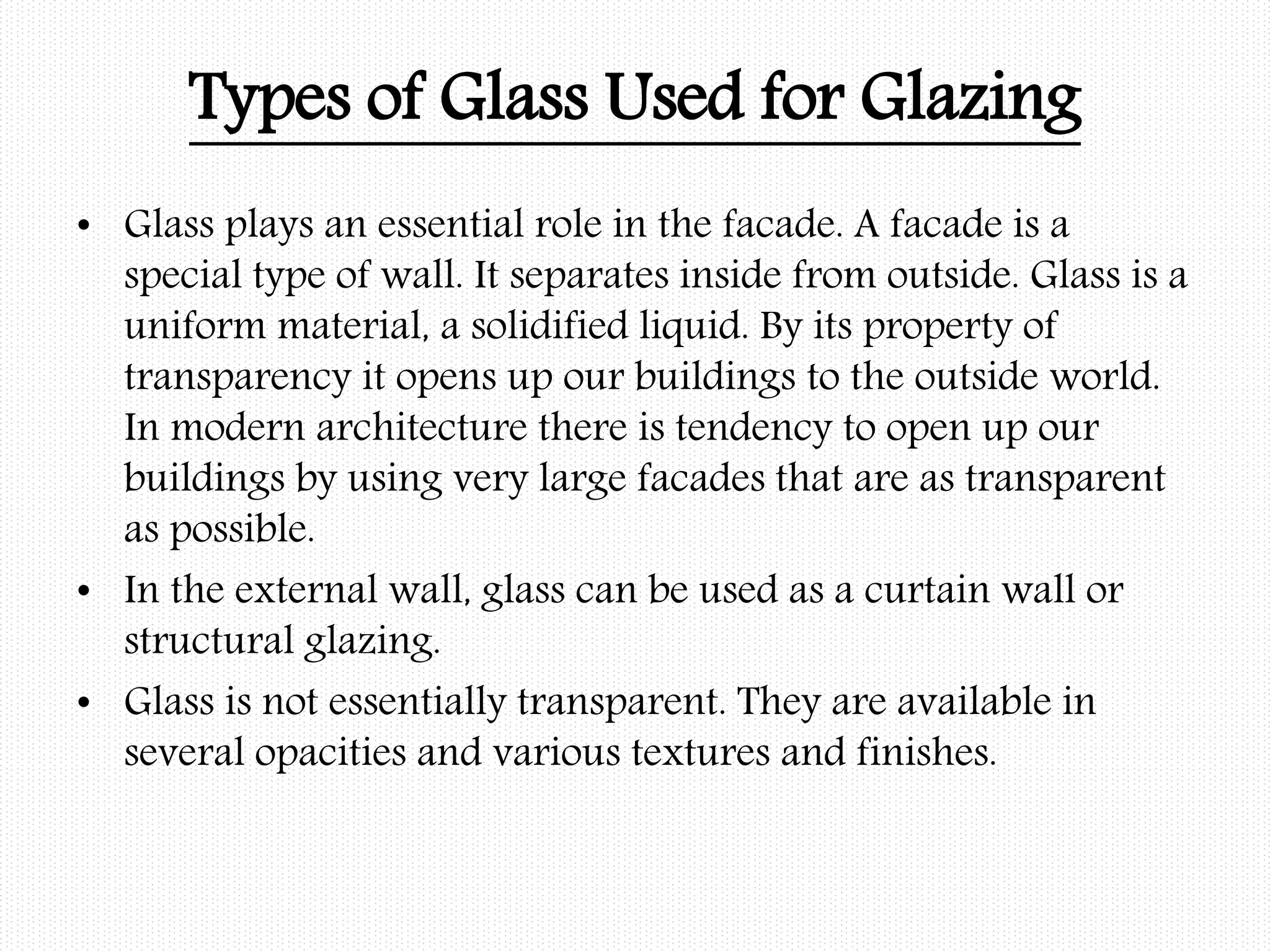 Types of glass | PPTX