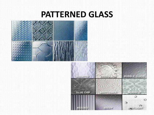 Types of glass | PPT