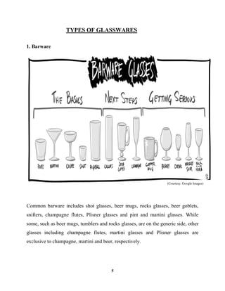 Types of glasswares | PDF