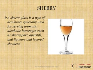 TYPES OF GLASSWARE USED IN RESTAURANT | PPTX