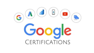 Types of google certifications | PPTX