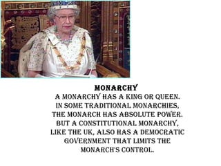 Types Of Government | PPT | Politics