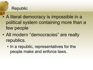 Types of government | PPTX