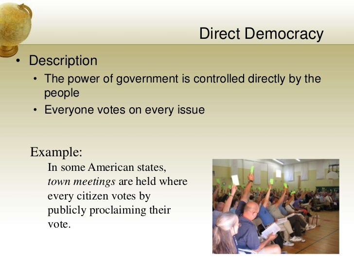 Democracy Government Examples