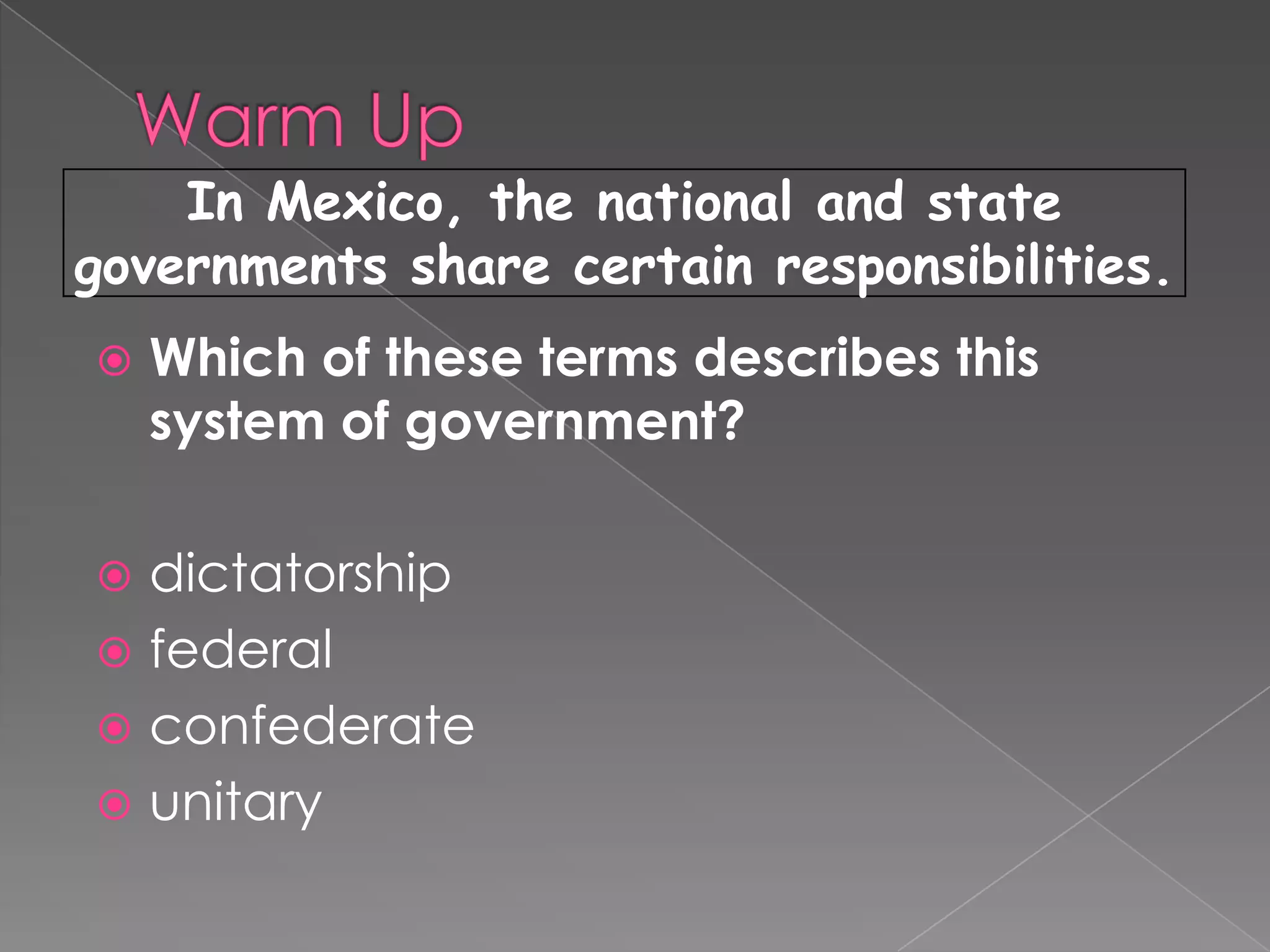 Types of Government | PPT