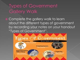 Types of Government | PPT
