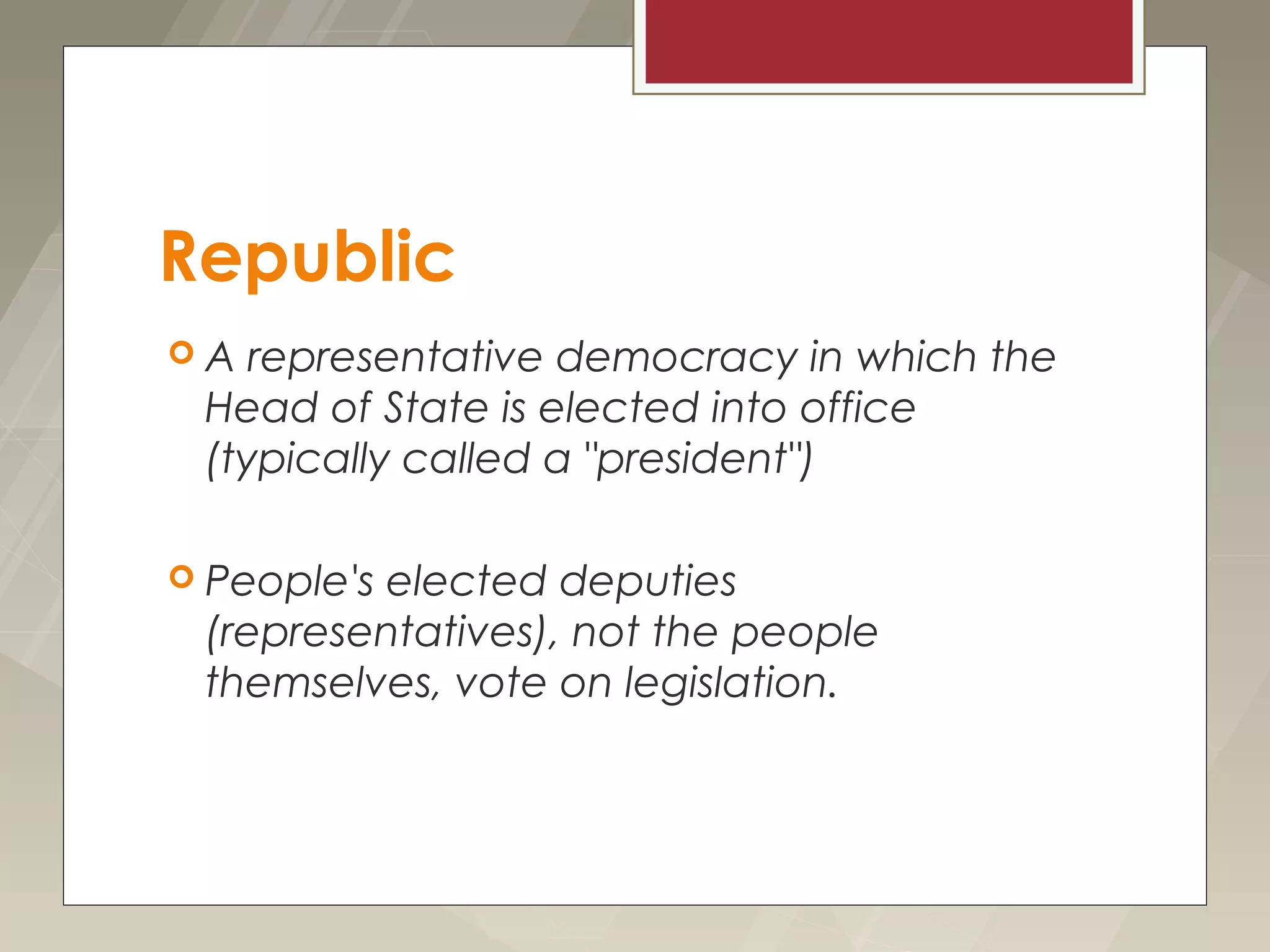 Types of Government | PPT