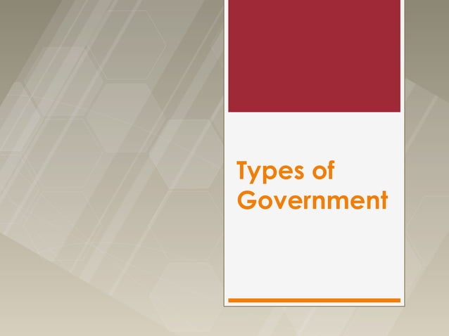 Types of Government | PPT