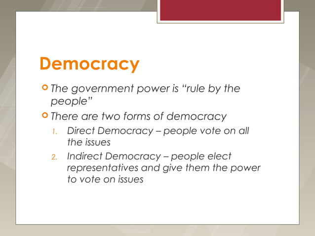 Types of Government | PPT