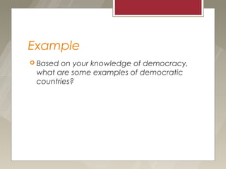 Types of Government | PPT