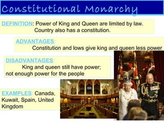 Types of Government | PPT