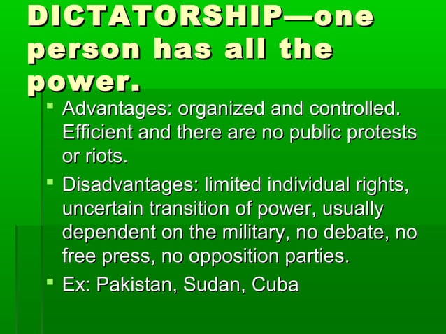 Types of government | PPT