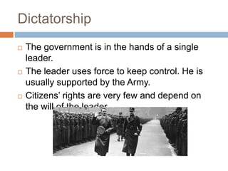 Types of government | PPTX