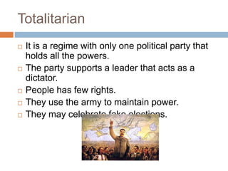 Types of government | PPTX