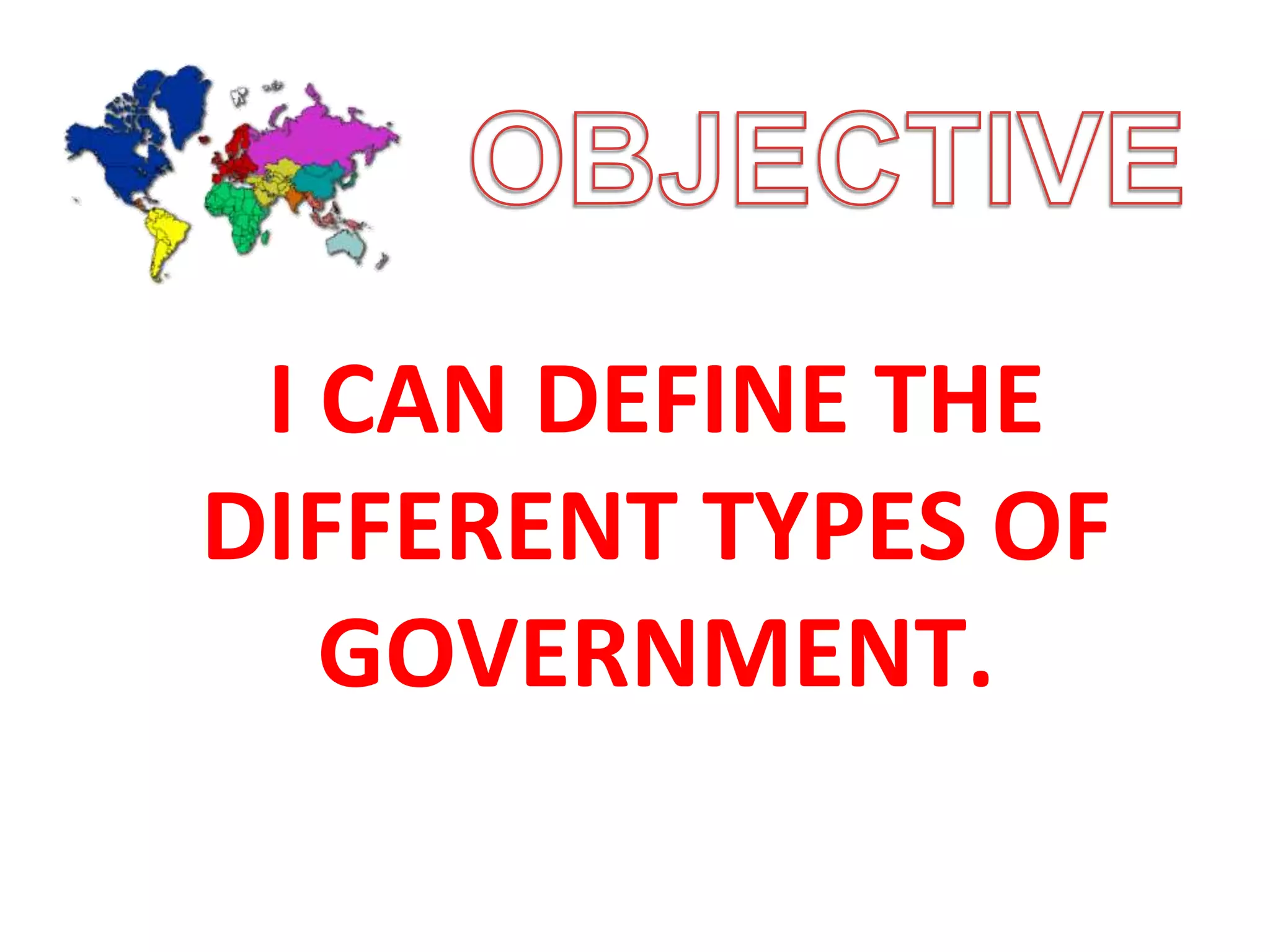 Types of government | PPTX