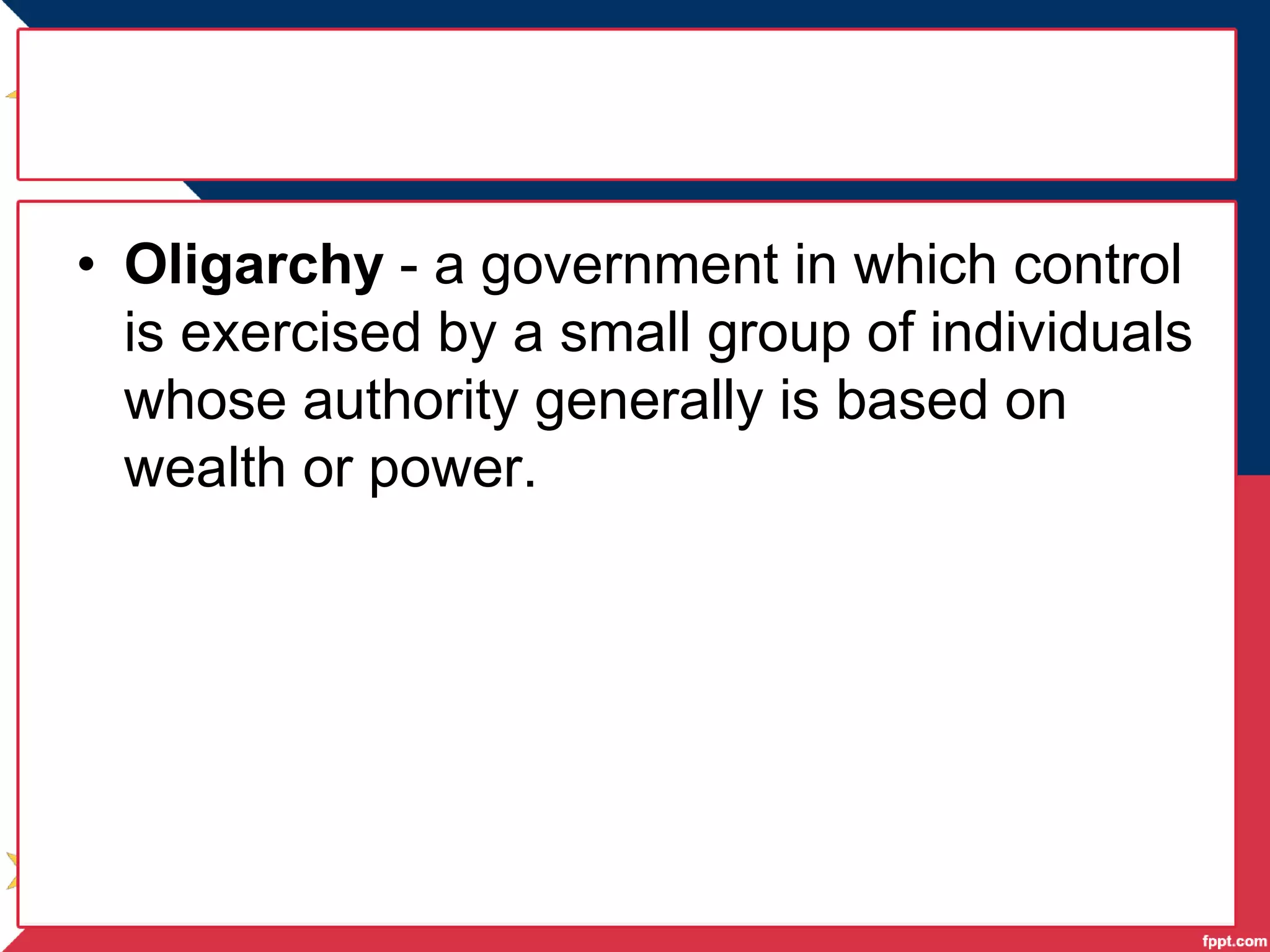 Types of government | PPTX