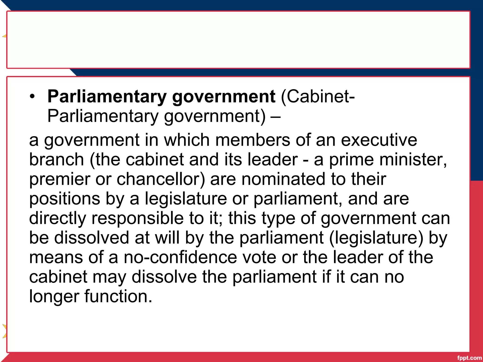 Types of government | PPTX