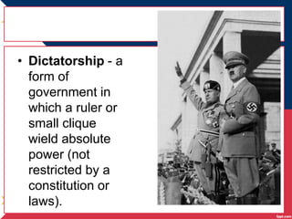 Types of government | PPTX