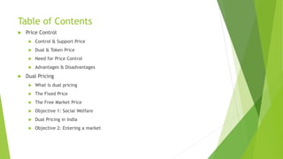 Types of Government Pricing Mechanisms & Tenders | PPTX | Commodities ...