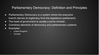 Types of Gov PPT for 9th Grade Freshman Students | PPT