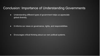 Types of Gov PPT for 9th Grade Freshman Students | PPT