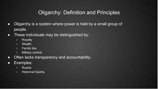 Types of Gov PPT for 9th Grade Freshman Students | PPT