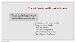 Types of grading (grading and reporting) | PPT