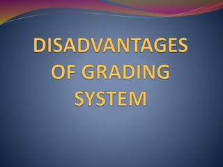Types of grading system | PPTX