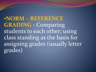Types of grading system | PPTX