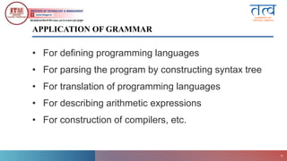 Types of grammer - TOC | PPTX