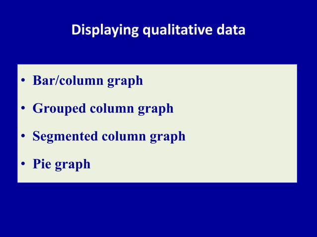 Types of graphs used in medicine | PPT