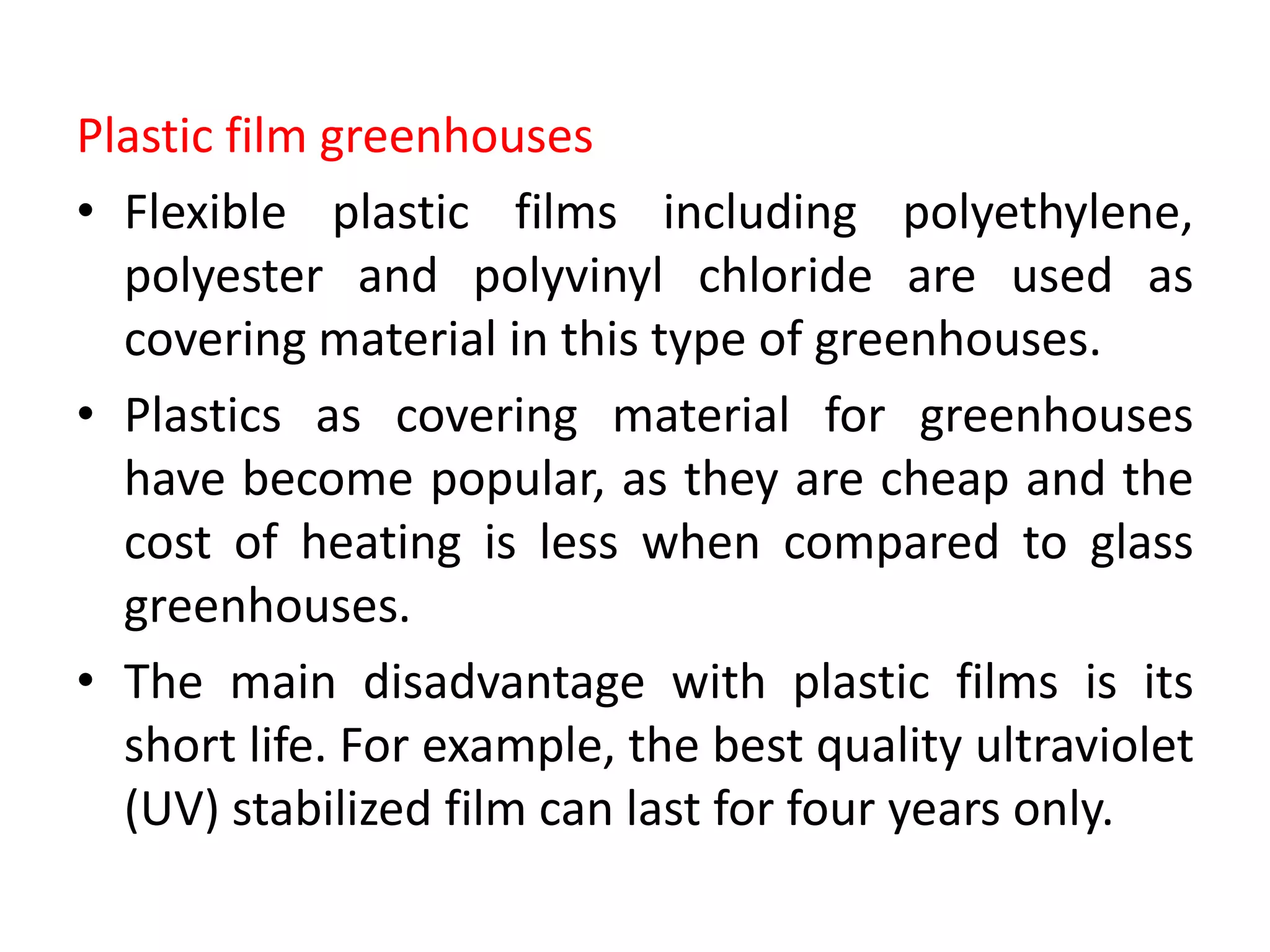 Types of Greenhouse | PPTX