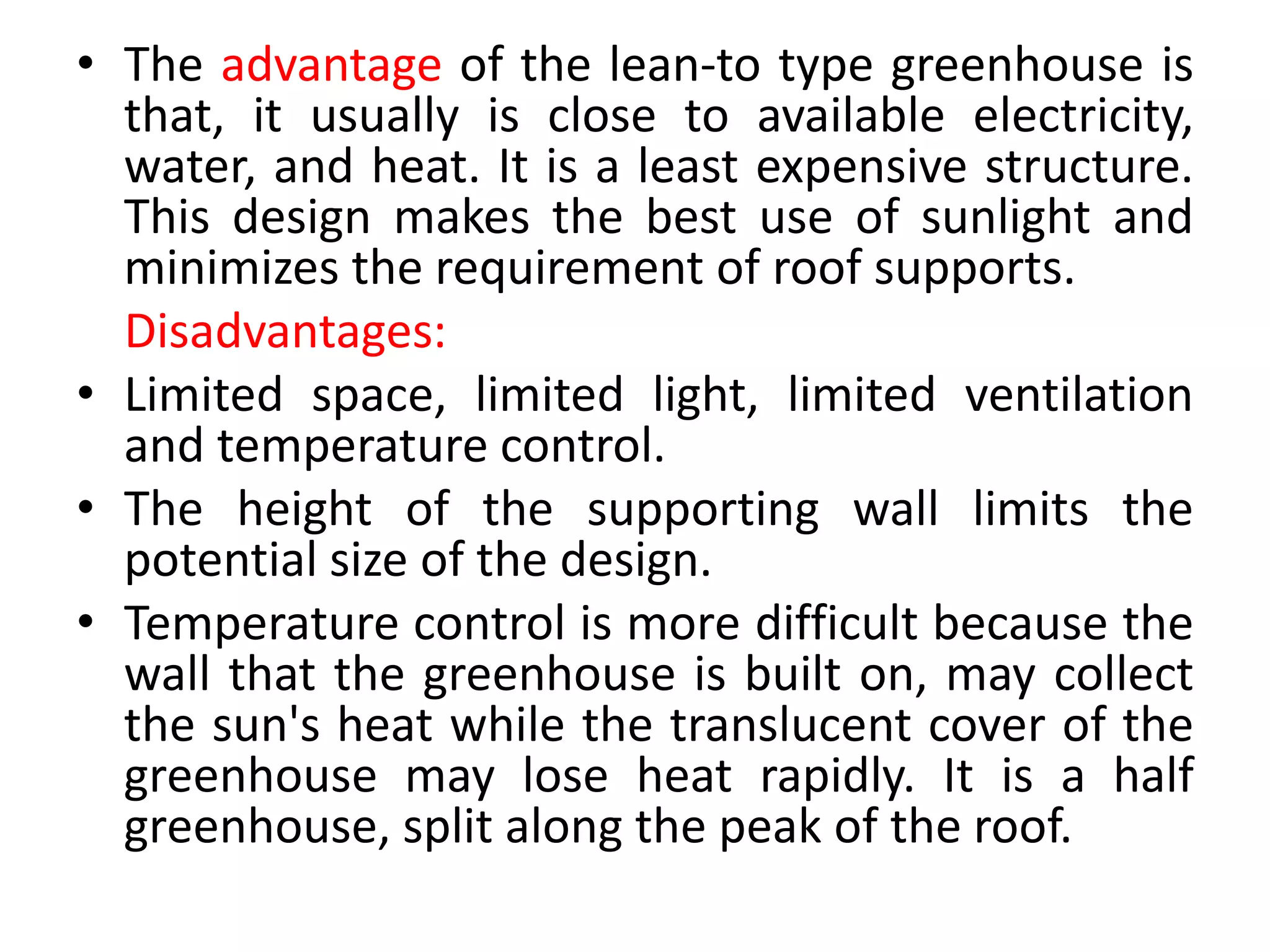 Types of Greenhouse | PPTX
