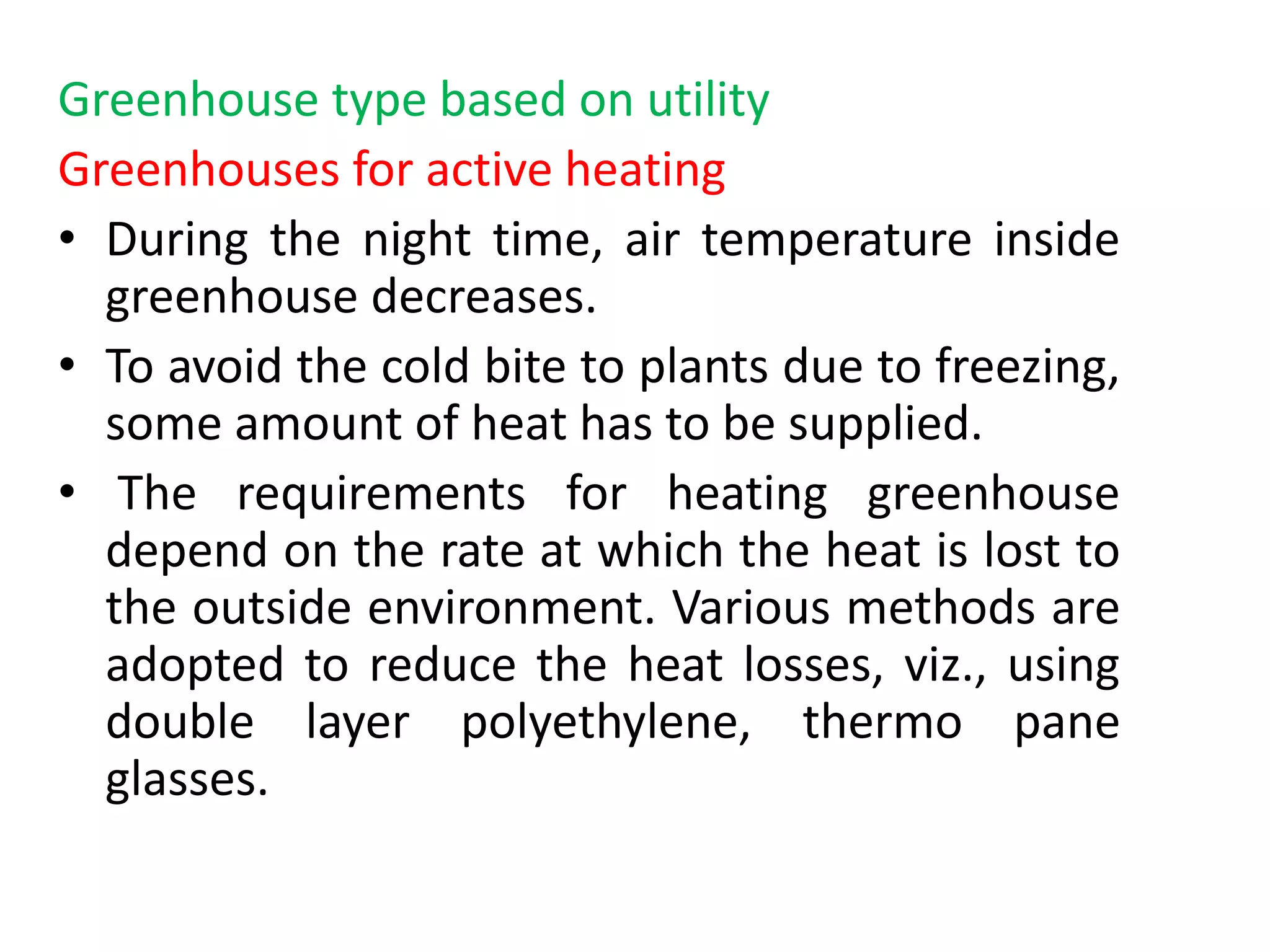 Types of Greenhouse | PPTX